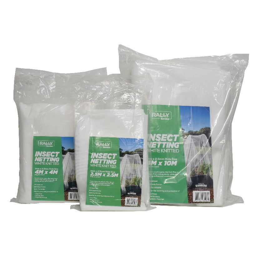 Insect Netting Knitted White 1mm x 2.5mm Hole size | BUY ONLINE – Anti ...