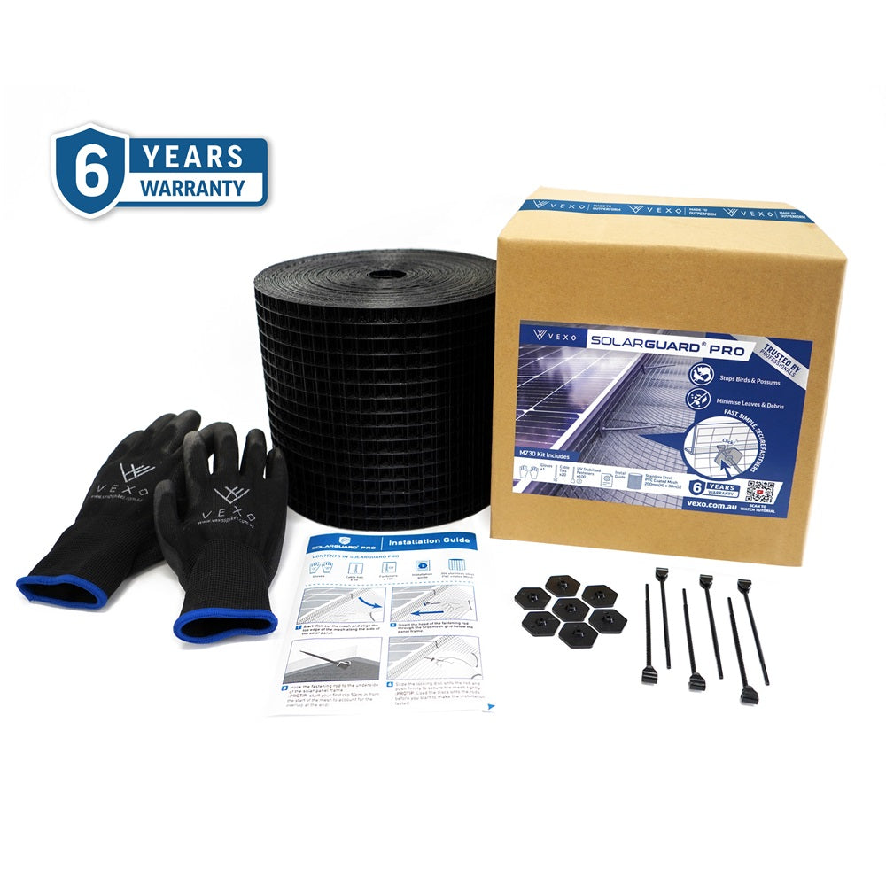 Solar Panel Bird Mesh Kit Stop Birds Roosting 30 Metres | BUY ONLINE ...