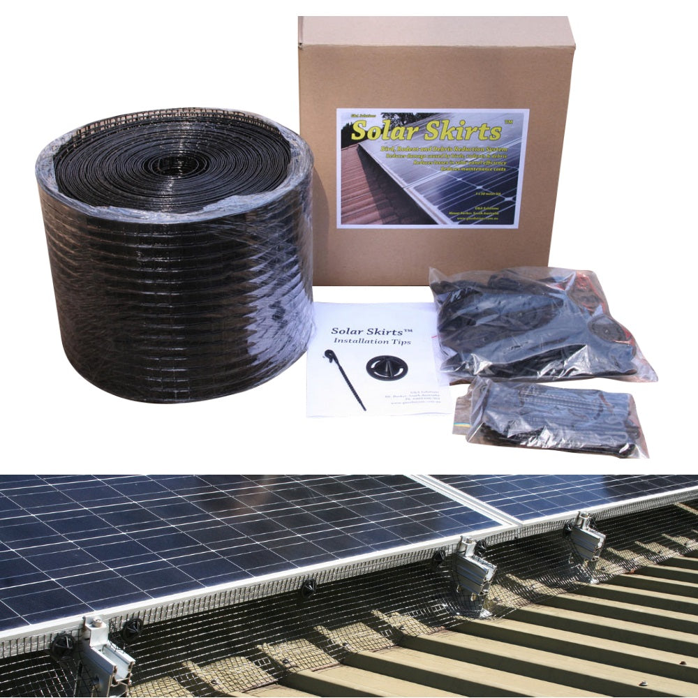 Solar Skirt Solar Panel 30m Kit Solar Panel Bird Mesh Kit | BUY ONLINE ...