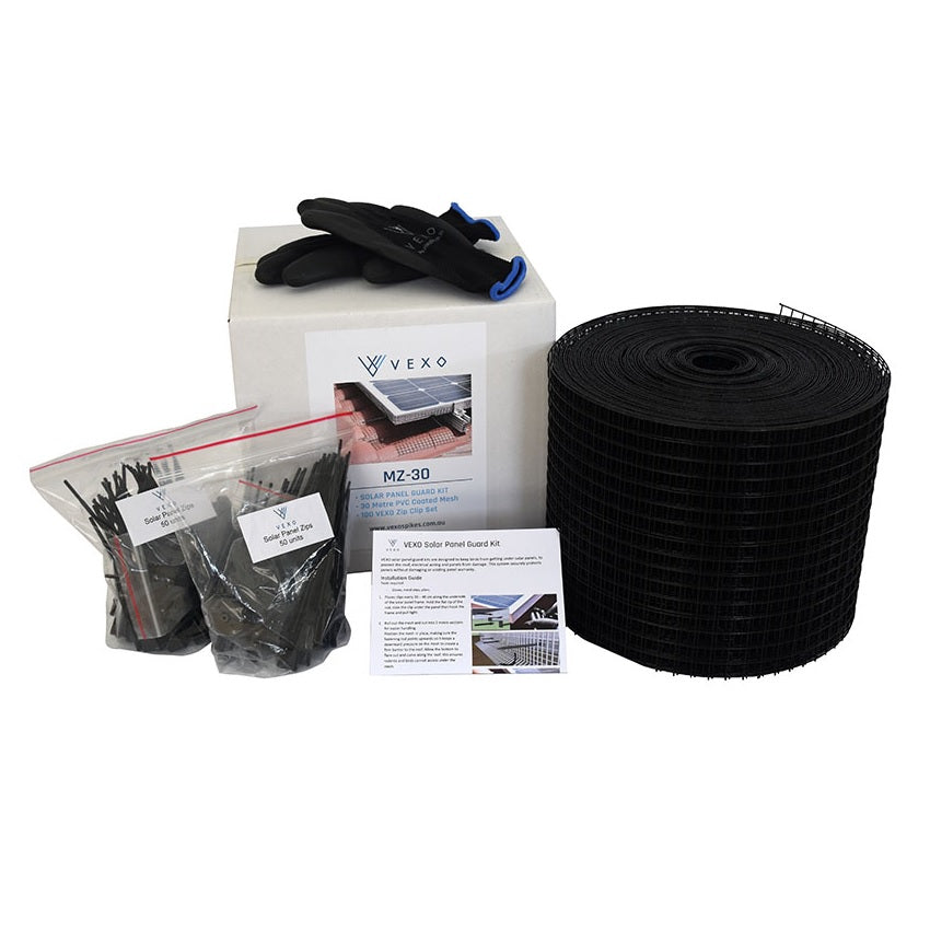 Solar Panel Mesh kits are designed to keep birds and other rodents from ...